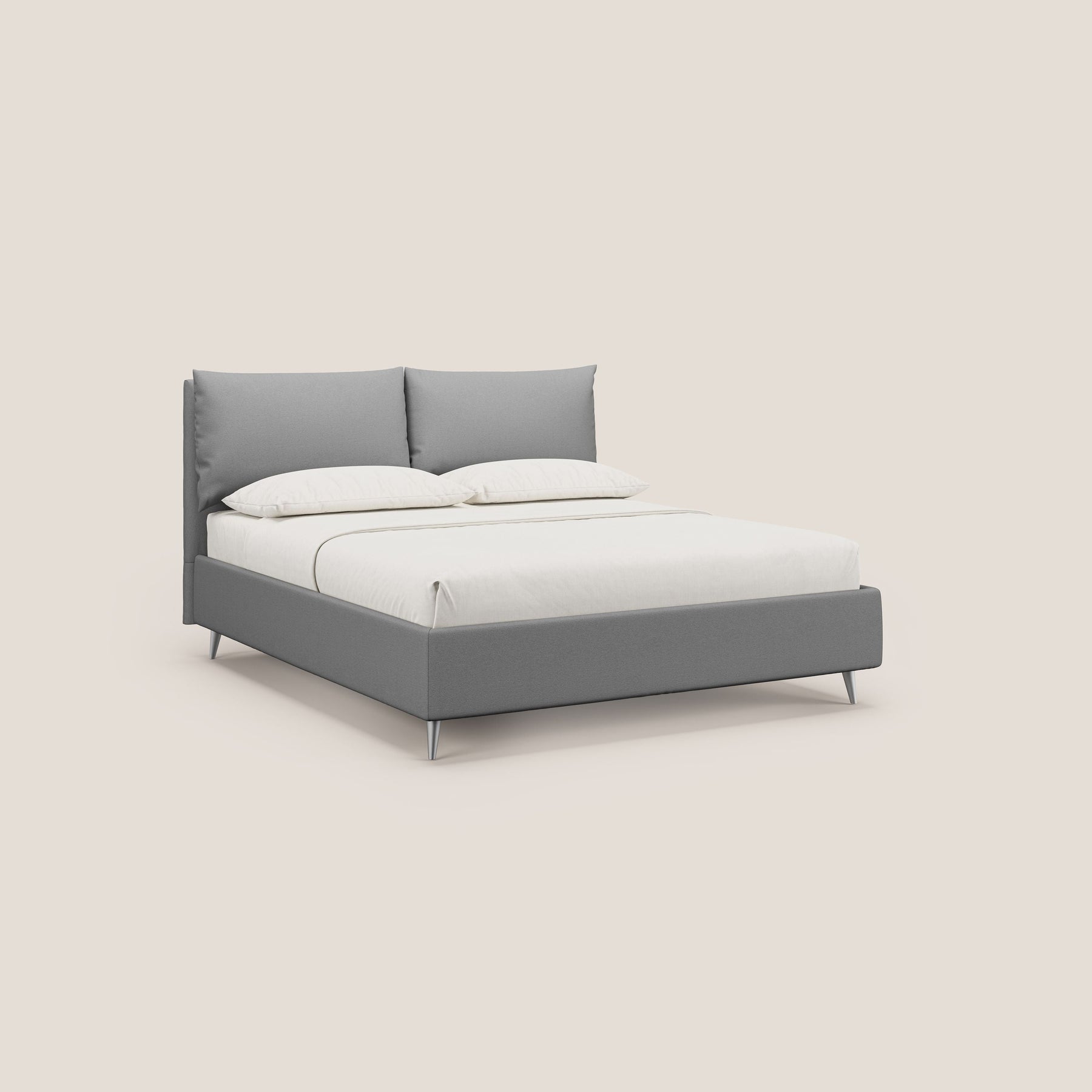Elsa lit rembourré avec coffre de rangement en tissu détachable T05 ...